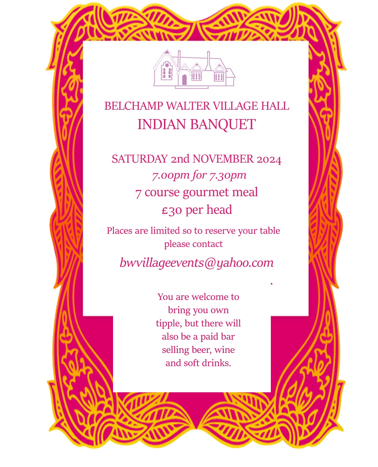 Past Events – BELCHAMP WALTER VILLAGE HALL